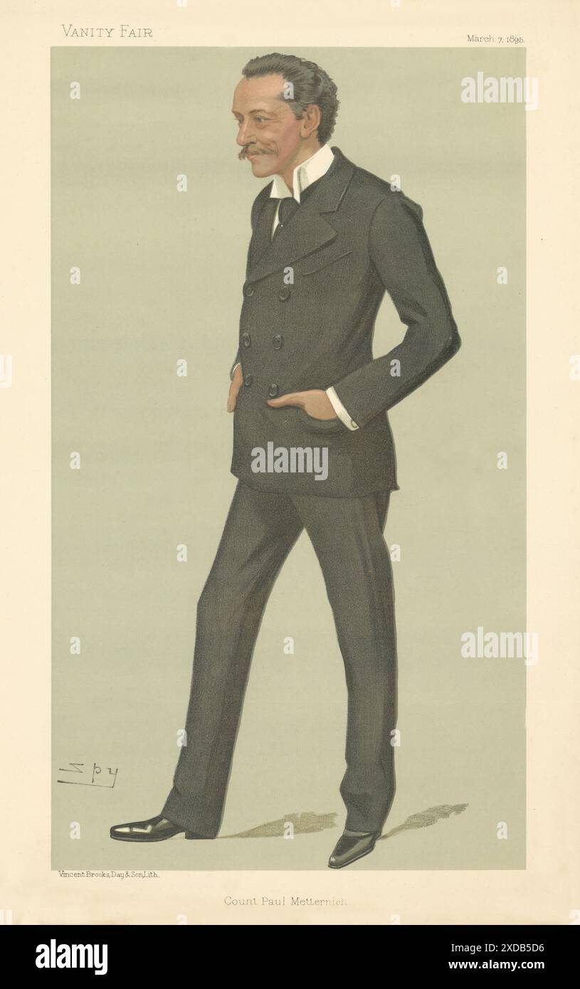 Metternich cartoon hi-res stock photography and images - Alamy