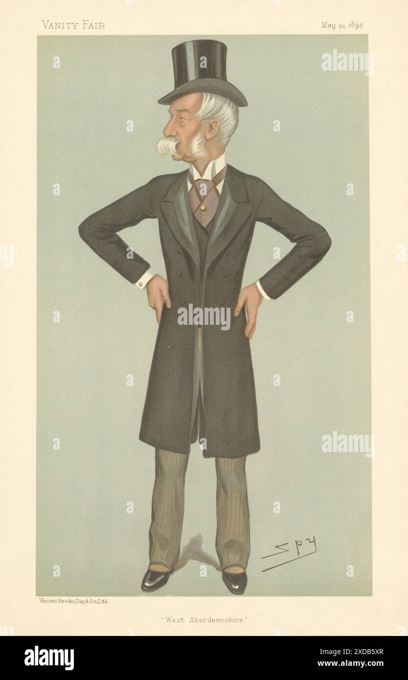 VANITY FAIR SPY CARTOON Dr Robert Farquharson 'West Aberdeenshire' 1895 ...