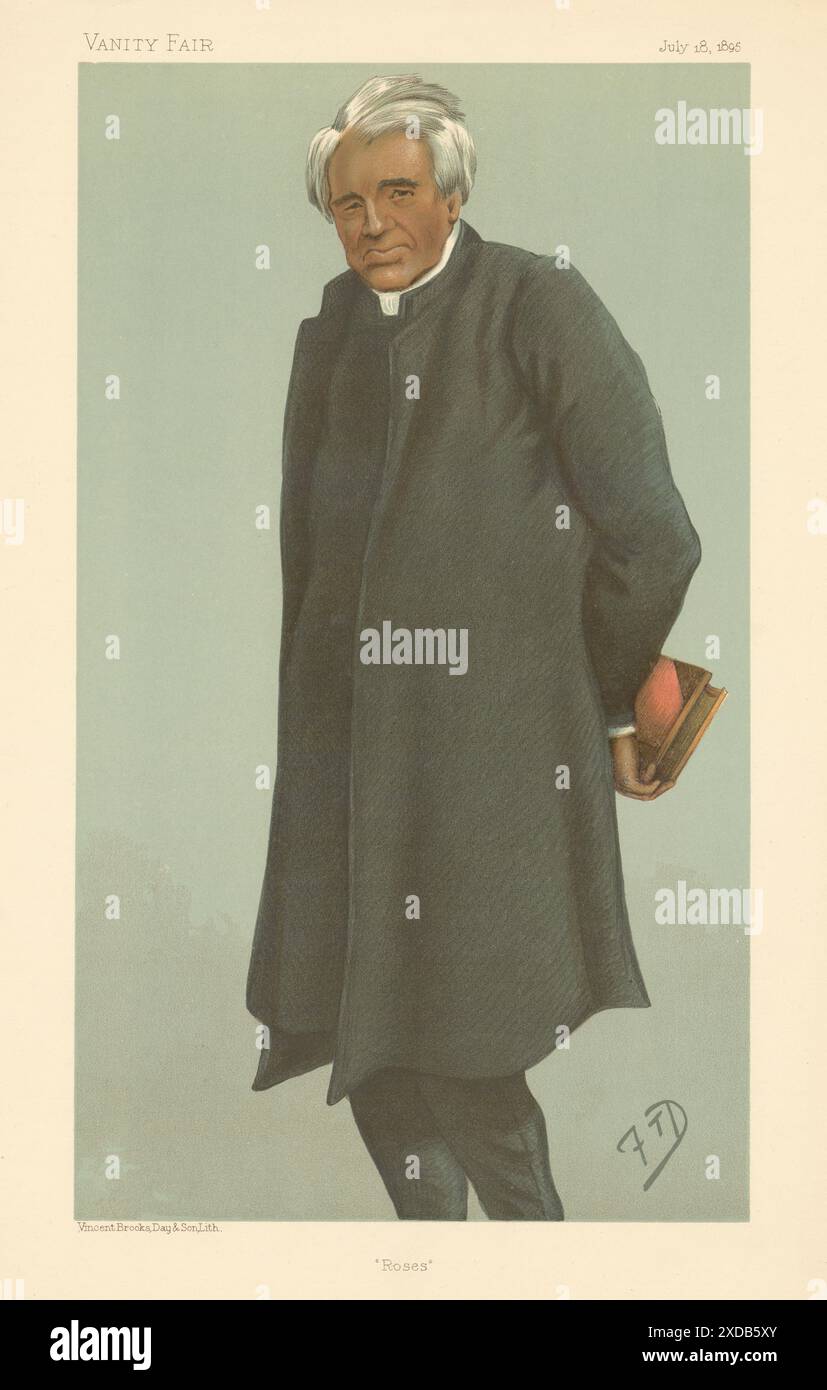 VANITY FAIR SPY CARTOON Dean Samuel Hole of Rochester 'Roses' Clergy ...