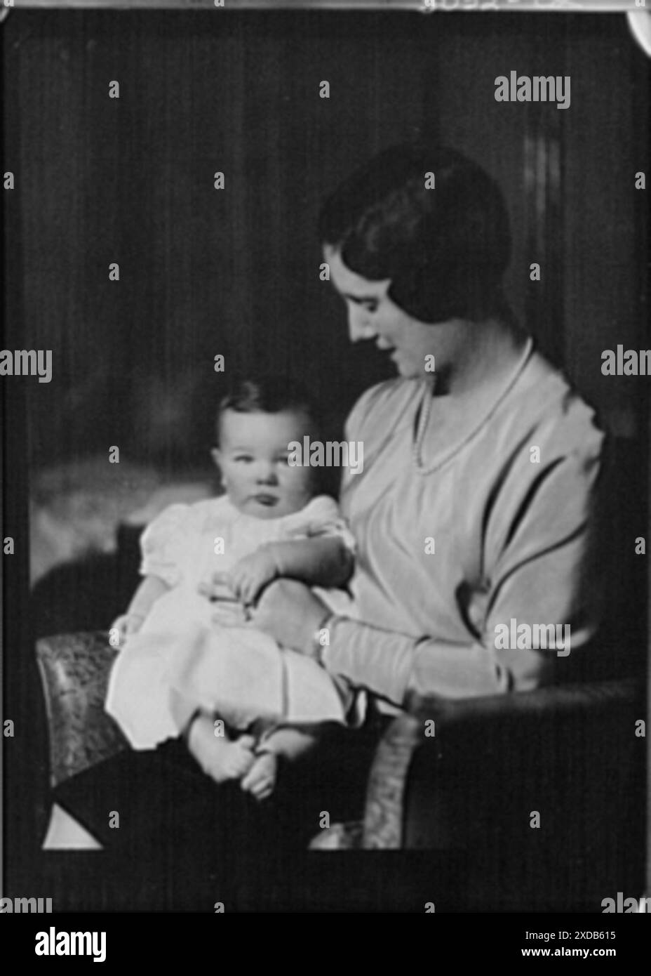 Ziegler, William, Jr., Mrs. (Helen Murphy), and baby, portrait ...
