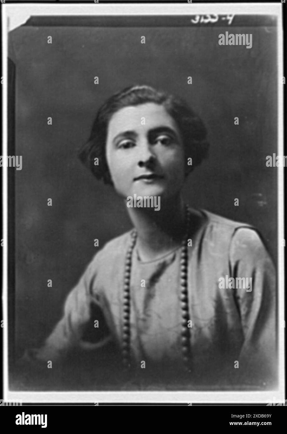 Acosta, Mercedes Hede de, portrait photograph. Genthe photograph ...