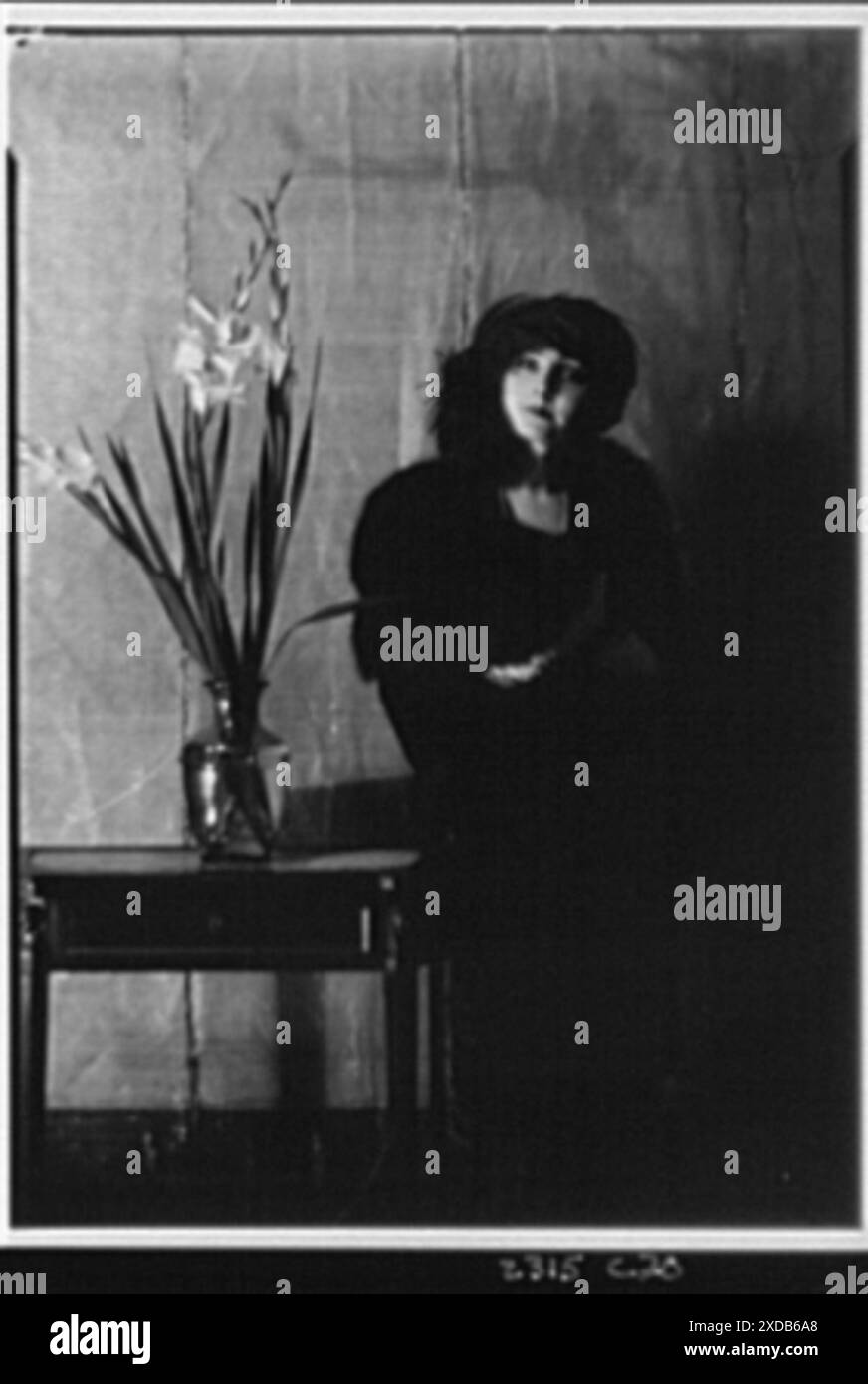 Fair, Florence, Miss, portrait photograph. Genthe photograph collection ...
