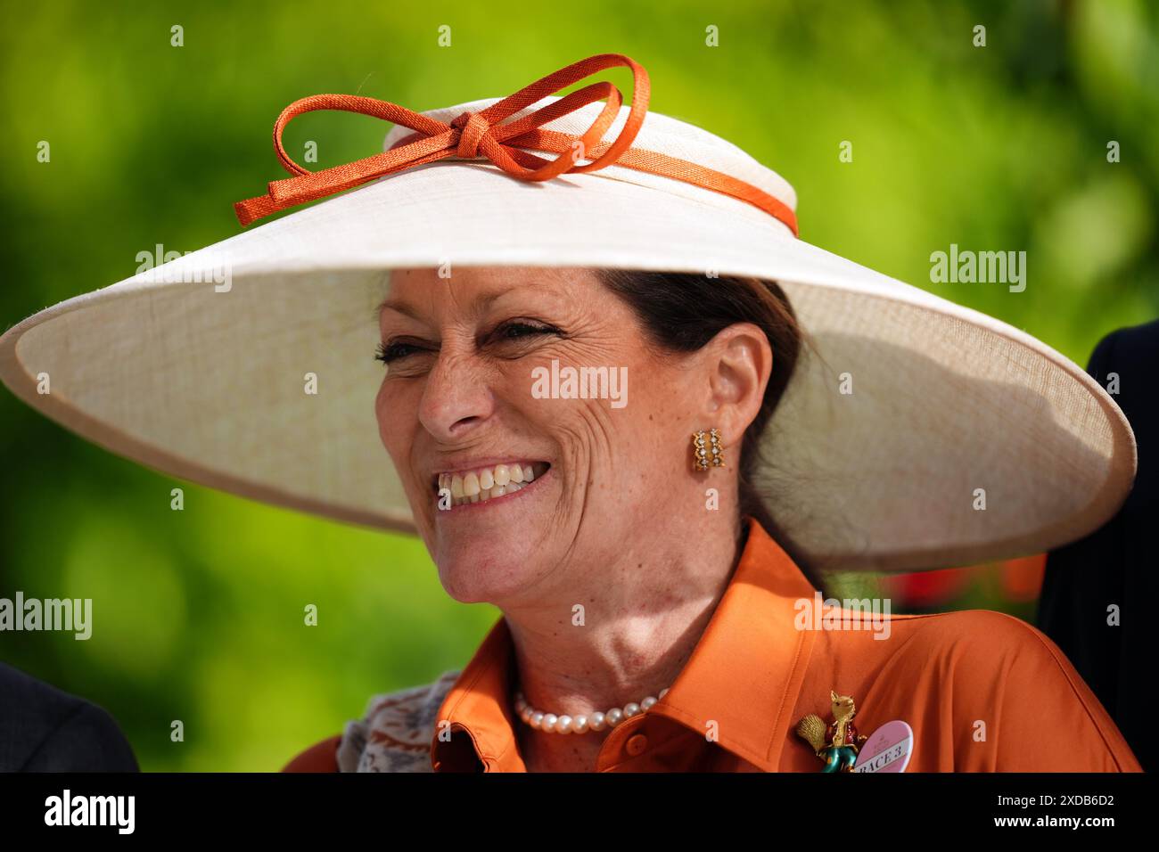 Princess Zahra Aga Khan on day four of Royal Ascot at Ascot Racecourse ...