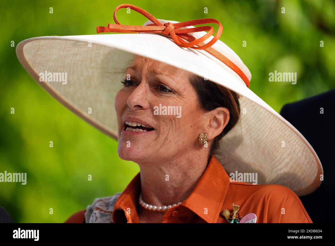 Princess Zahra Aga Khan on day four of Royal Ascot at Ascot Racecourse ...