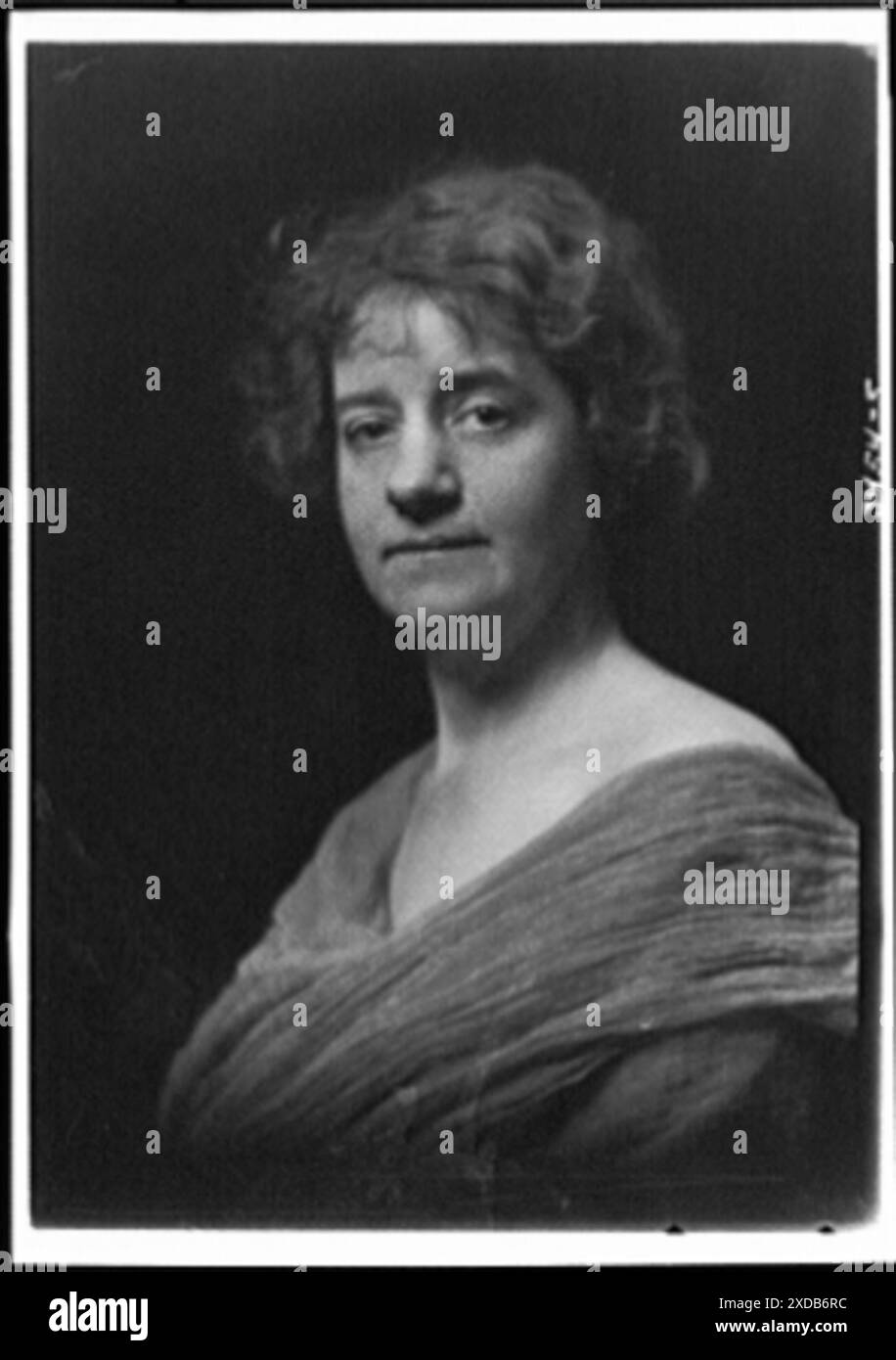 Kallin, Anna, Miss, portrait photograph. Genthe photograph collection ...