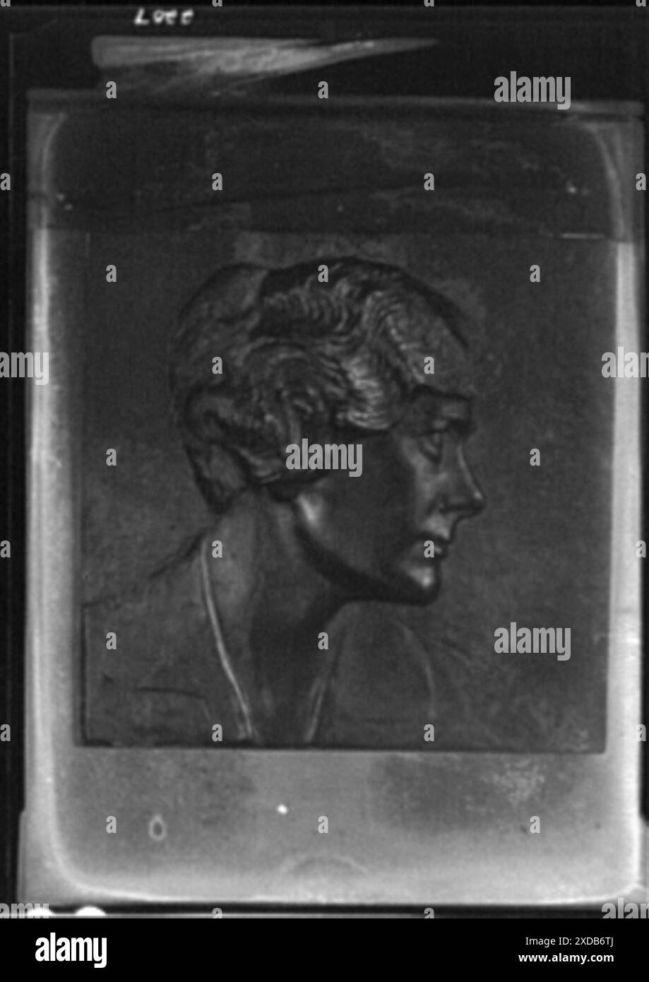 Garland, Hope, Miss, portrait relief. Genthe photograph collection ...