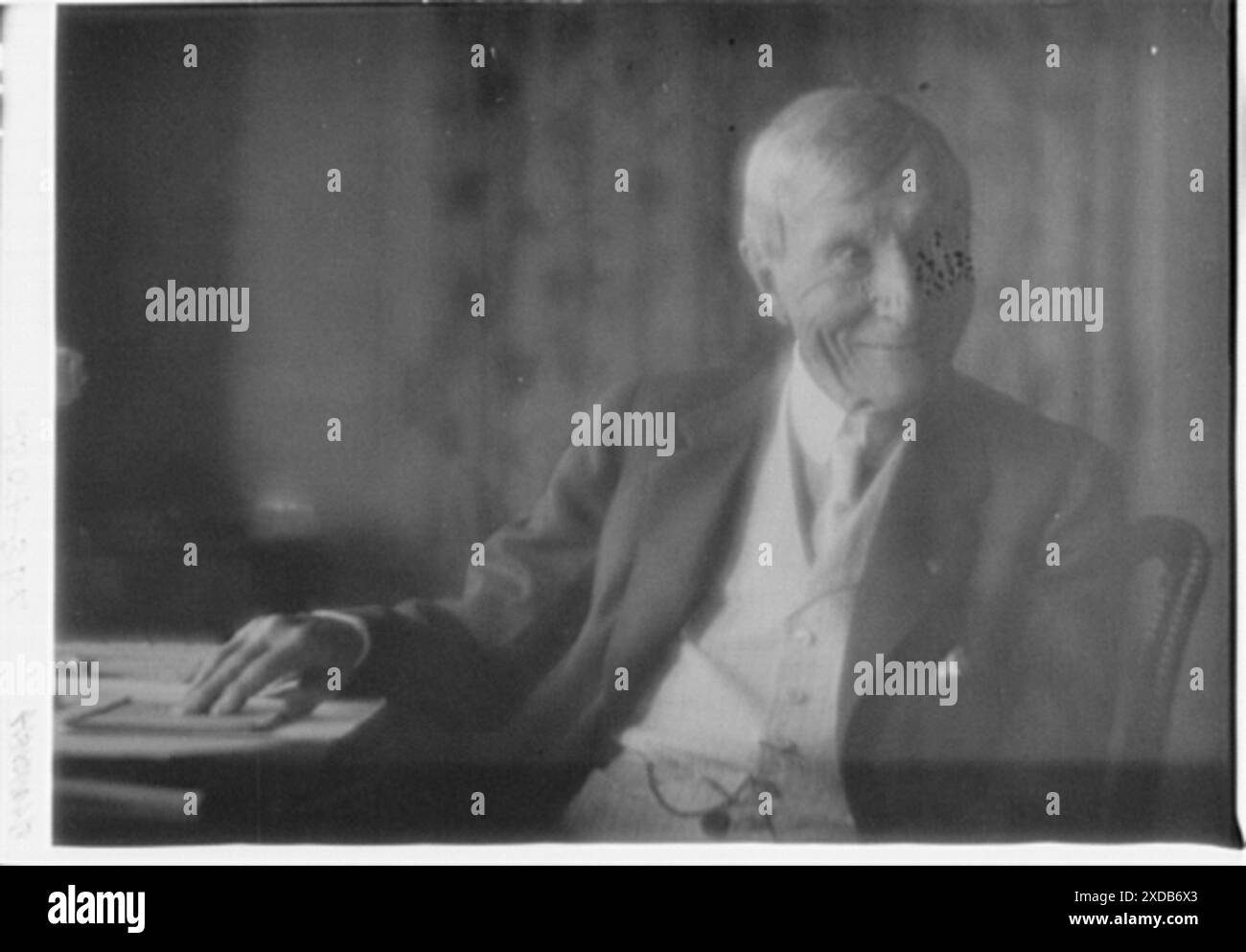 Rockefeller, J.D., Mr., portrait photograph. Genthe photograph ...