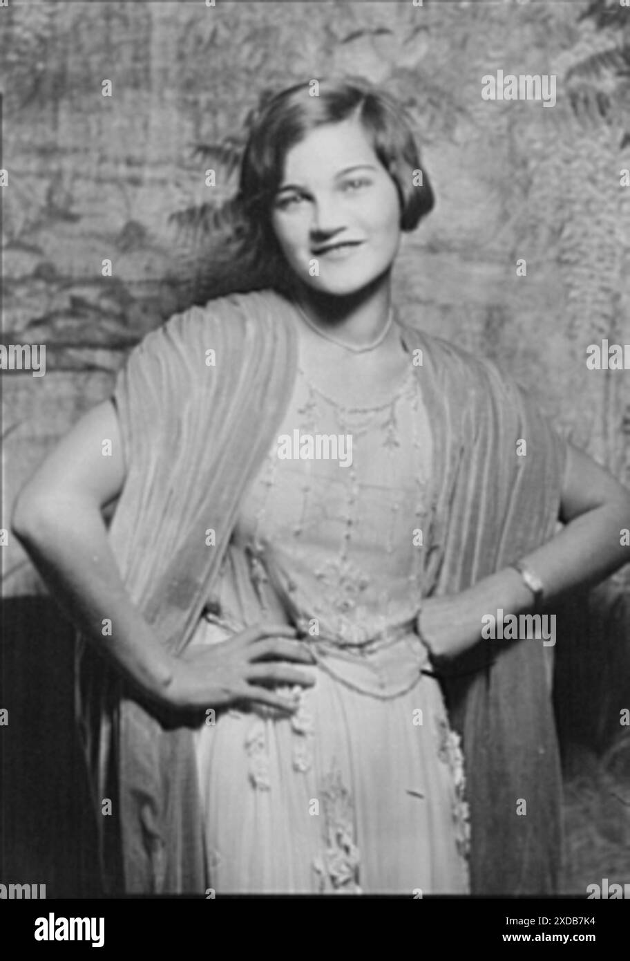 Sheffield, Flora, Miss, portrait photograph. Genthe photograph collection Stock Photo - Alamy