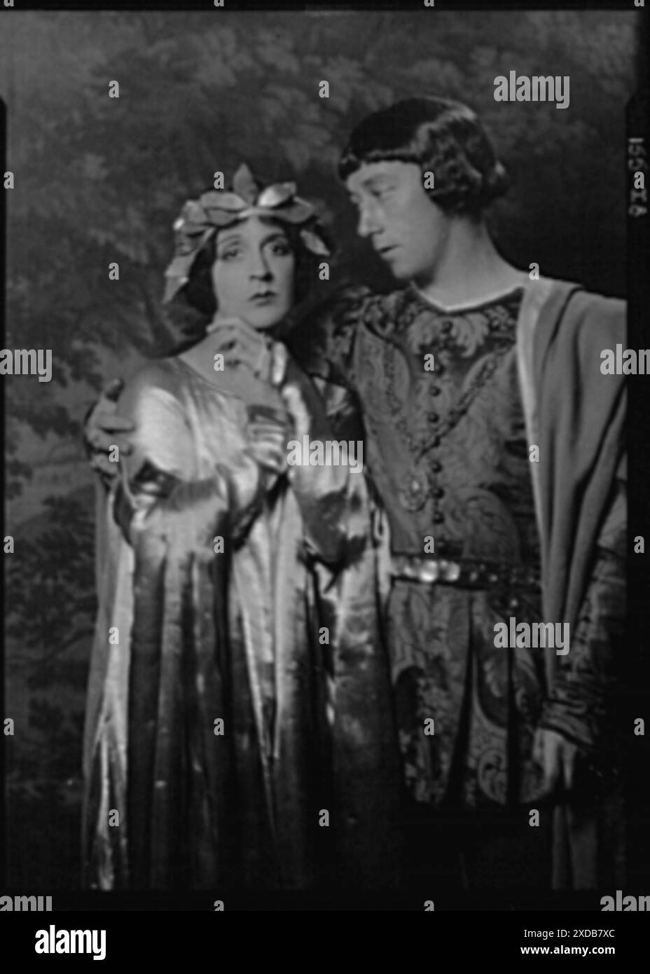 Cowl, Jane, Miss, and Rollo Peters, in costume. Genthe photograph ...