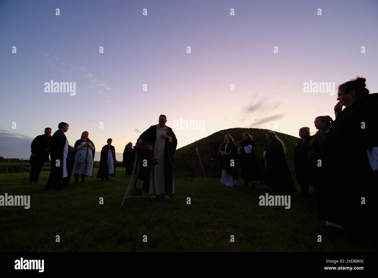 Summer Solstice, Bryn Celli Ddu, Llanddaniel Fab,Anglesey, North Wales ...