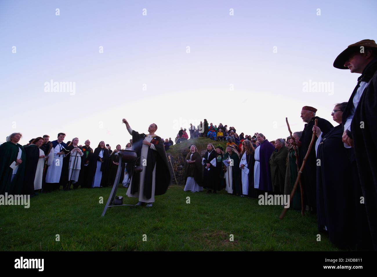 Summer Solstice, Bryn Celli Ddu, Llanddaniel Fab,Anglesey, North Wales ...