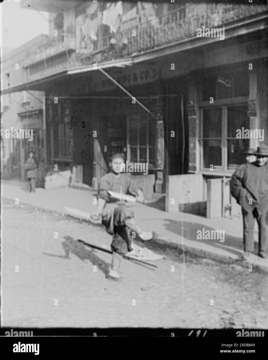 The sword dancer, Chinatown, San Francisco , Mountebank, Chinatown, San ...
