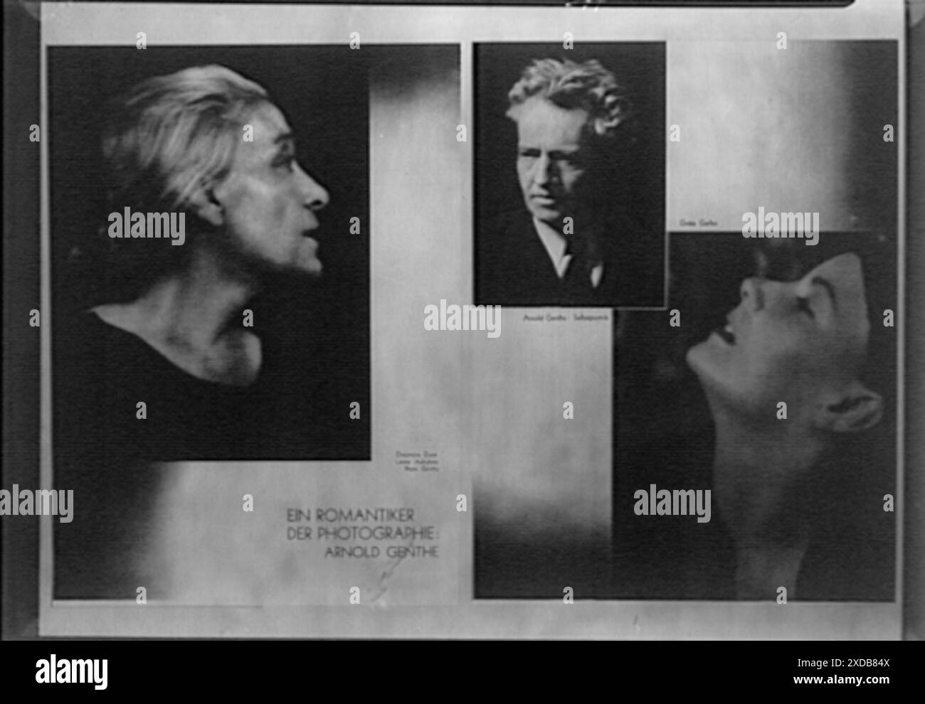 Clipping from an article on Arnold Genthe called Ein Romantiker der ...