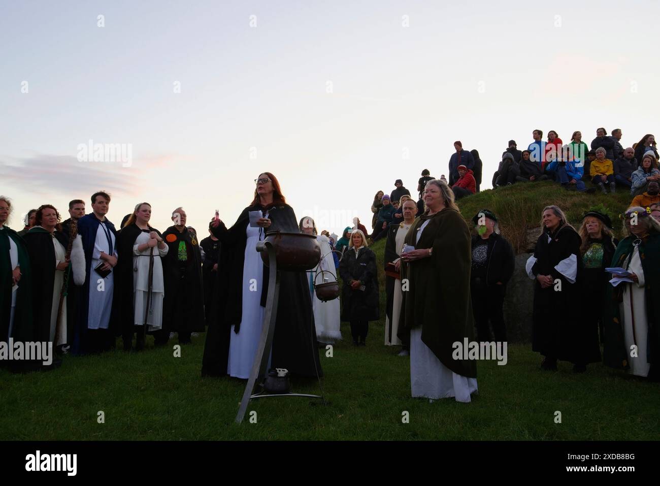 Summer Solstice, Bryn Celli Ddu, Llanddaniel Fab,Anglesey, North Wales ...
