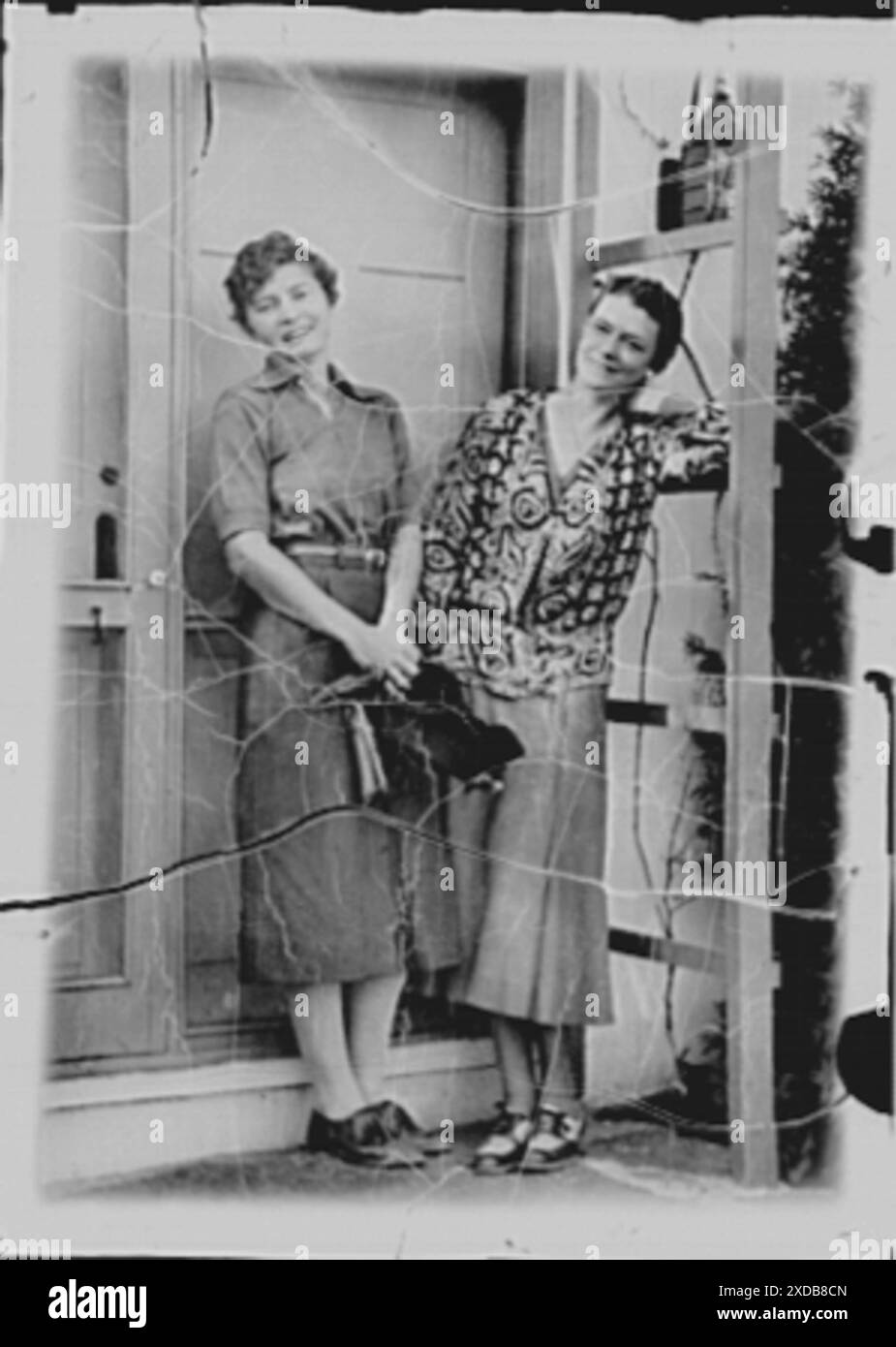 Women next door Black and White Stock Photos & Images - Alamy