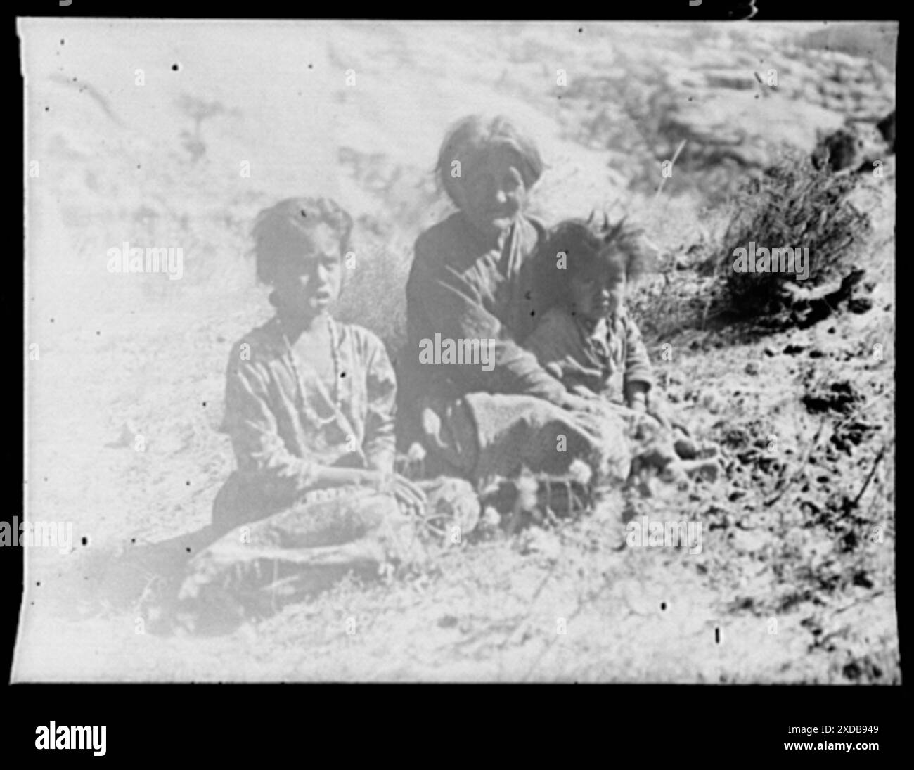 Three North American Indians. Genthe photograph collection Stock Photo ...