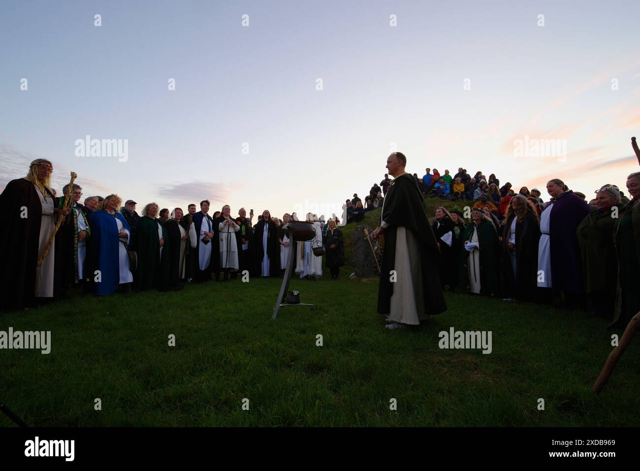 Summer Solstice, Bryn Celli Ddu, Llanddaniel Fab,Anglesey, North Wales ...