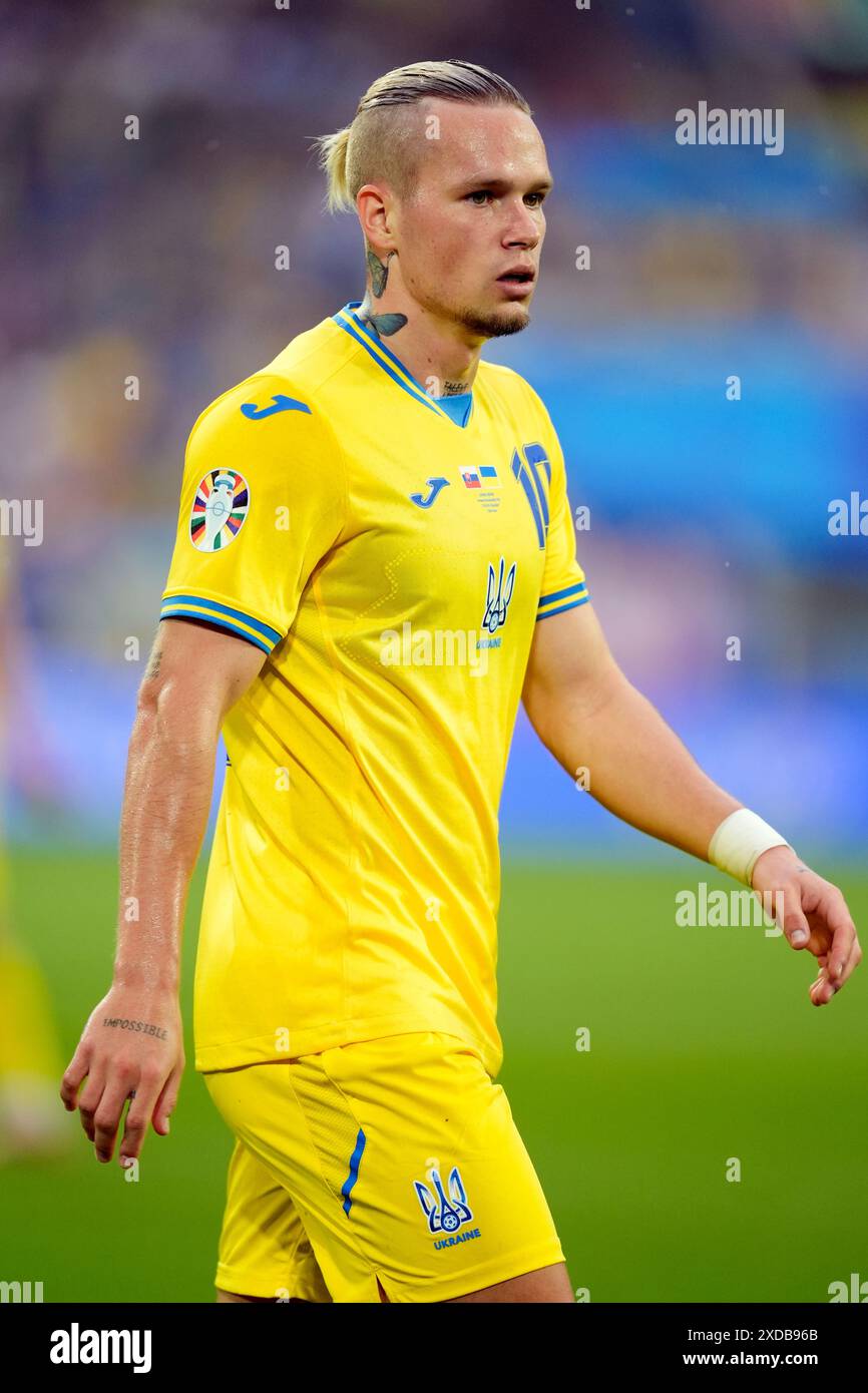 Ukraine's Mykhailo Mudryk during the UEFA Euro 2024 Group D match at ...