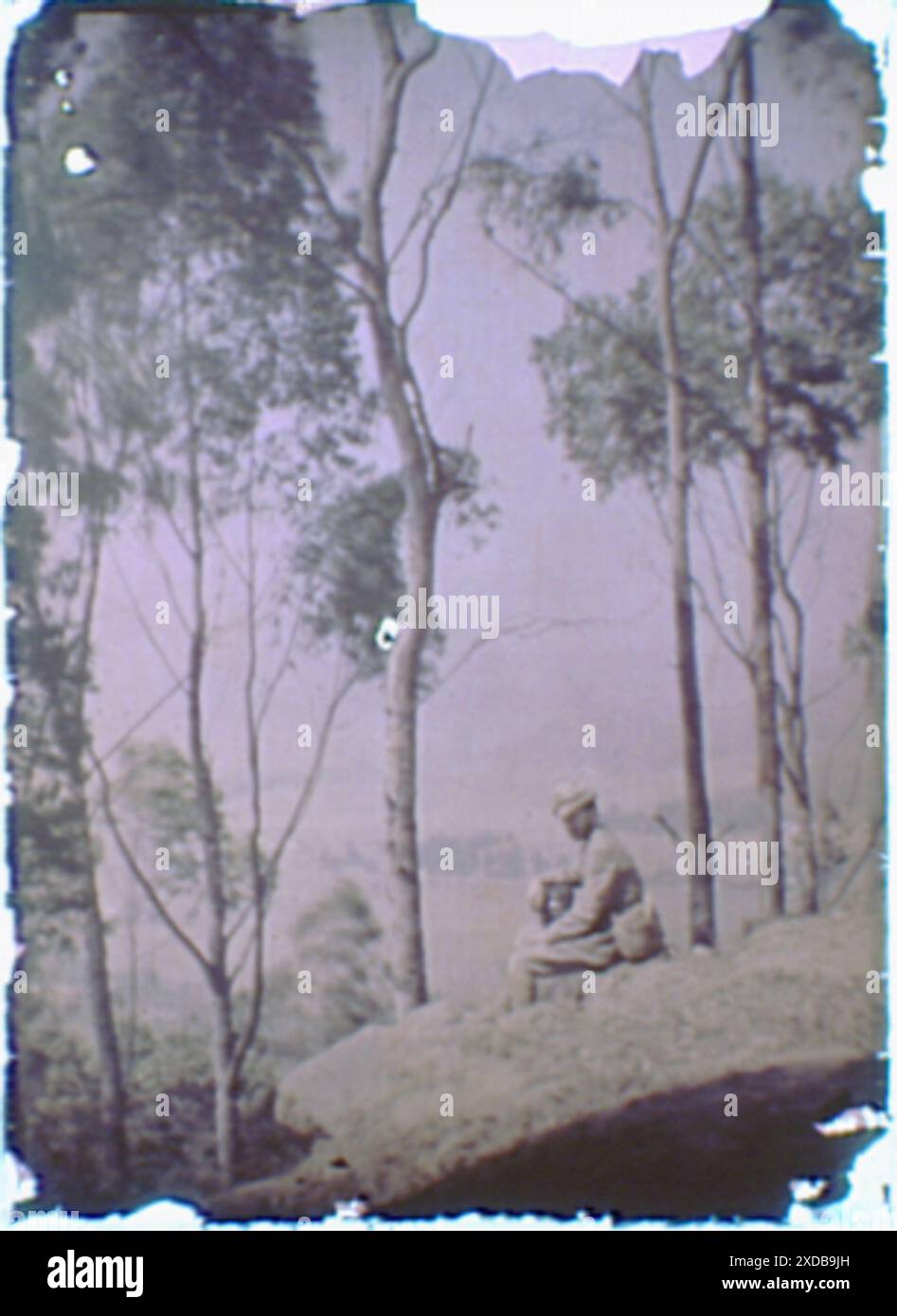 Alvin Langdon Coburn seated on a hill holding a camera. Genthe ...