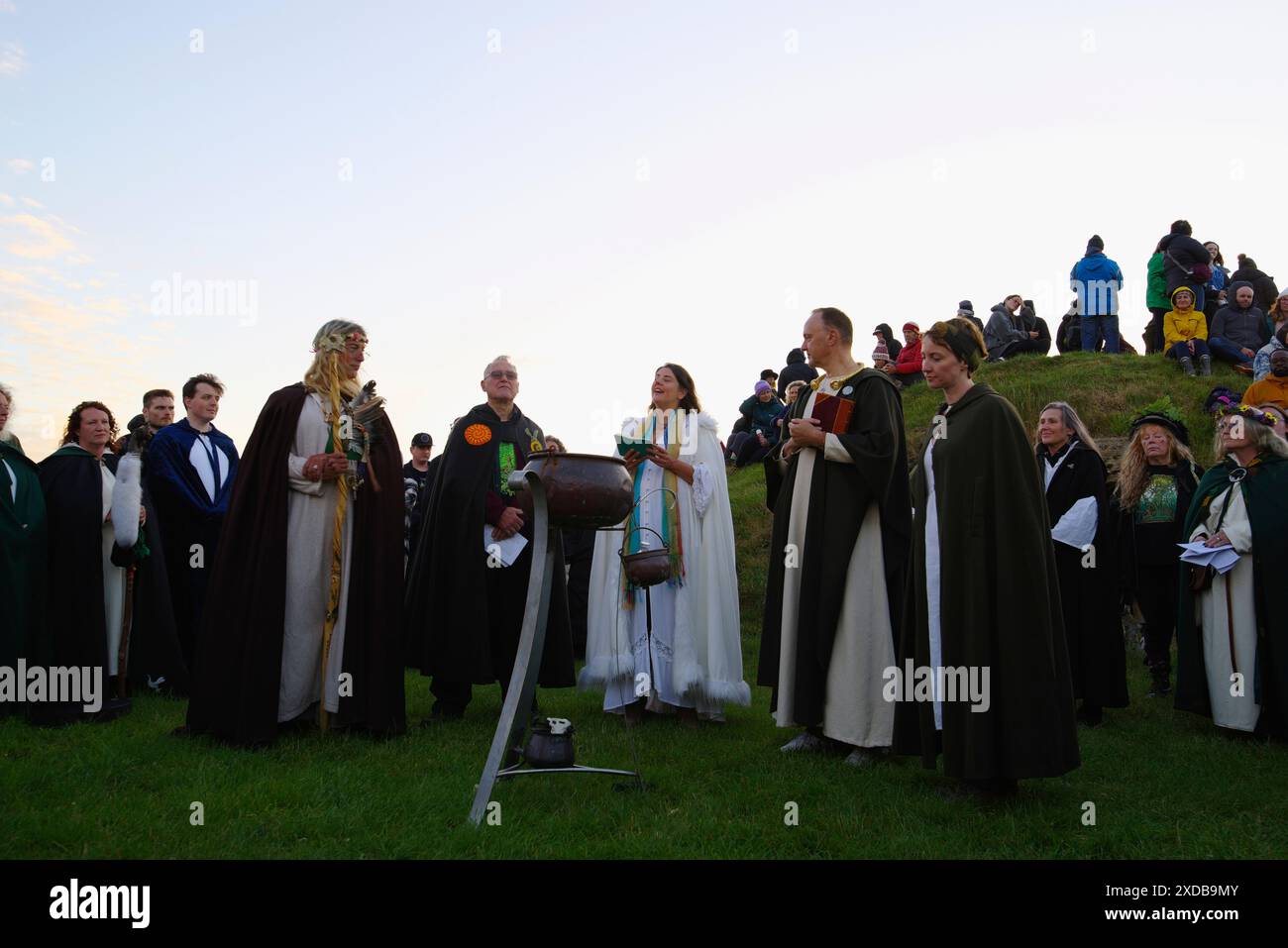 Summer Solstice, Bryn Celli Ddu, Llanddaniel Fab,Anglesey, North Wales ...
