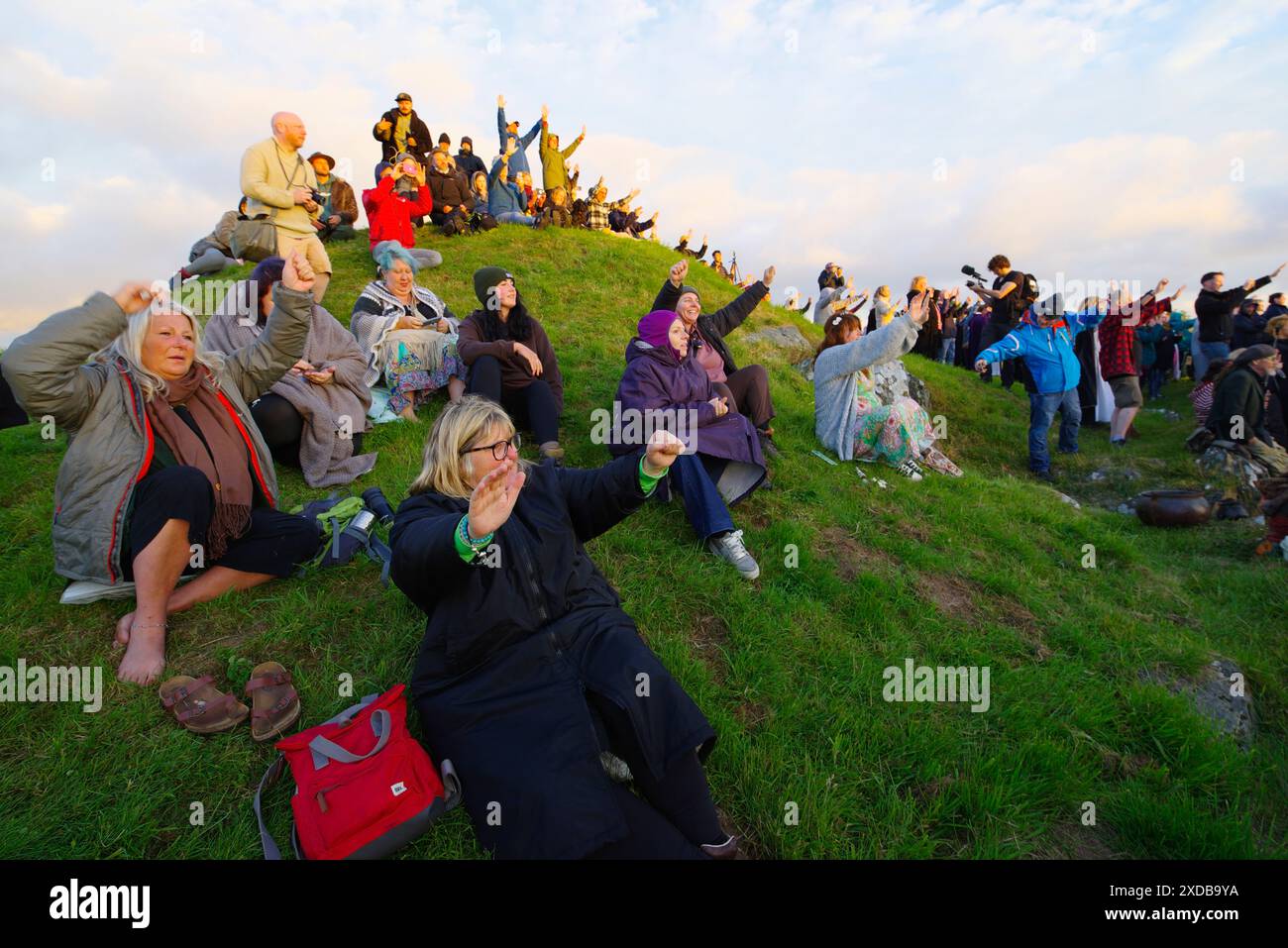 Summer Solstice, Bryn Celli Ddu, Llanddaniel Fab,Anglesey, North Wales ...