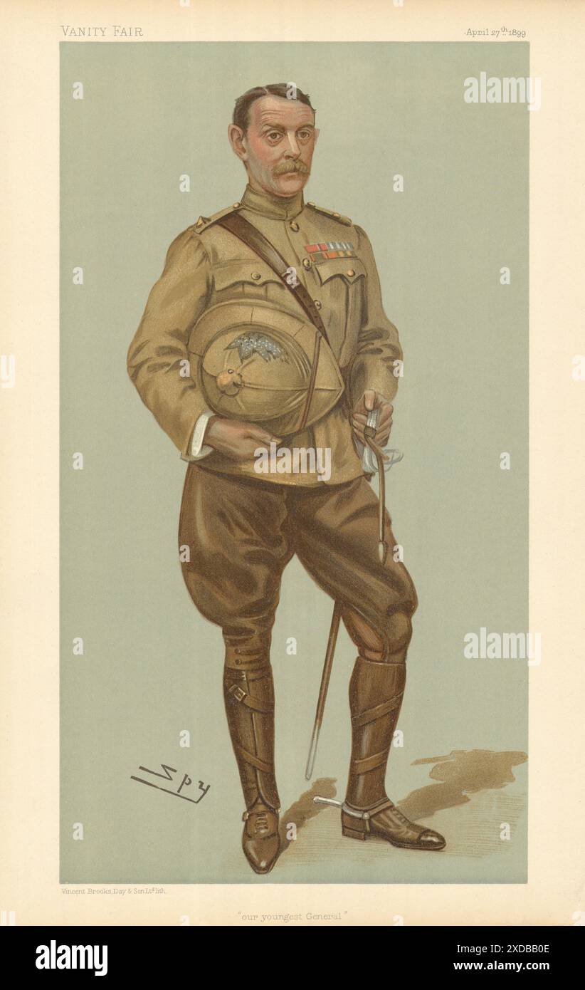 VANITY FAIR SPY CARTOON Maj-Gen Sir Archibald Hunter 'Our youngest ...