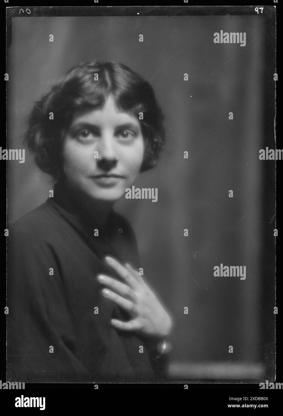 Swinburne, Ann, portrait photograph. Genthe photograph collection Stock ...