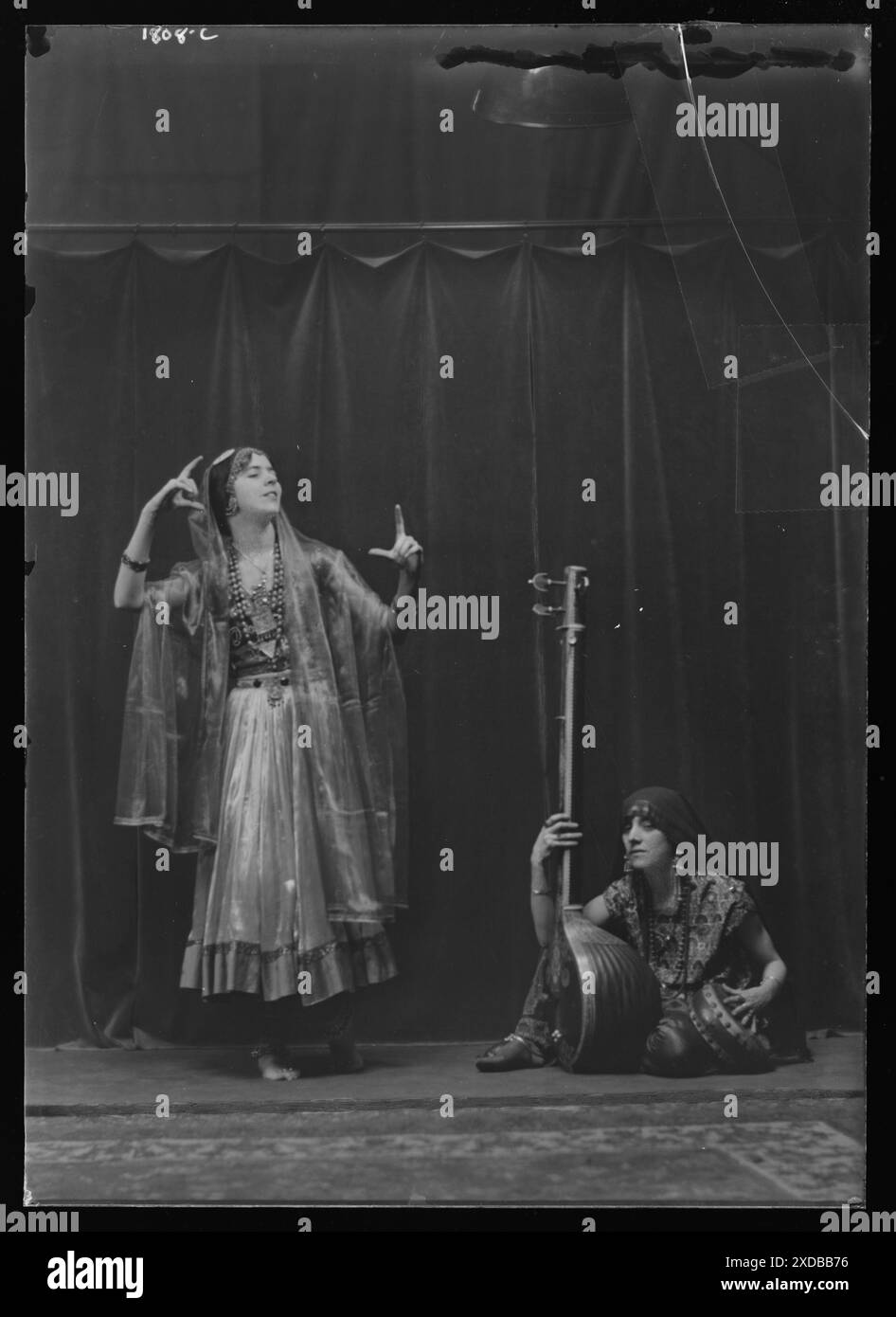 Devi, Ratan, and Roshanara, portrait photograph. Genthe photograph ...