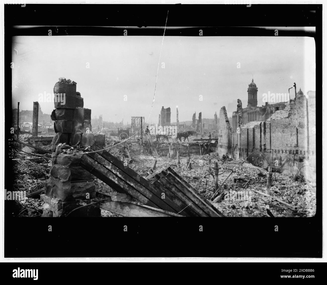 Aftermath of the San Francisco earthquake and fire of 1906. Genthe ...