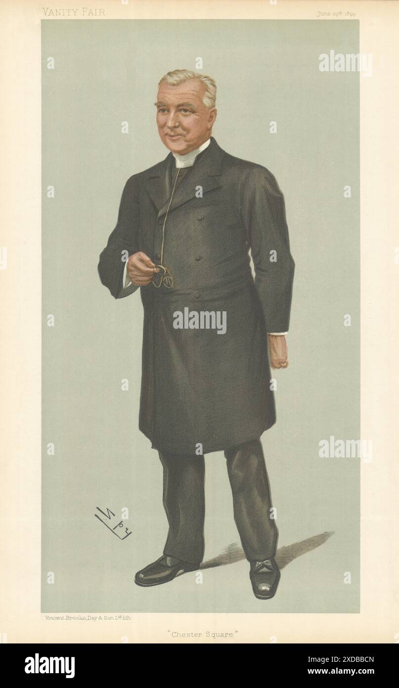 VANITY FAIR SPY CARTOON Reverend James Fleming 'Chester Square'. Clergy ...
