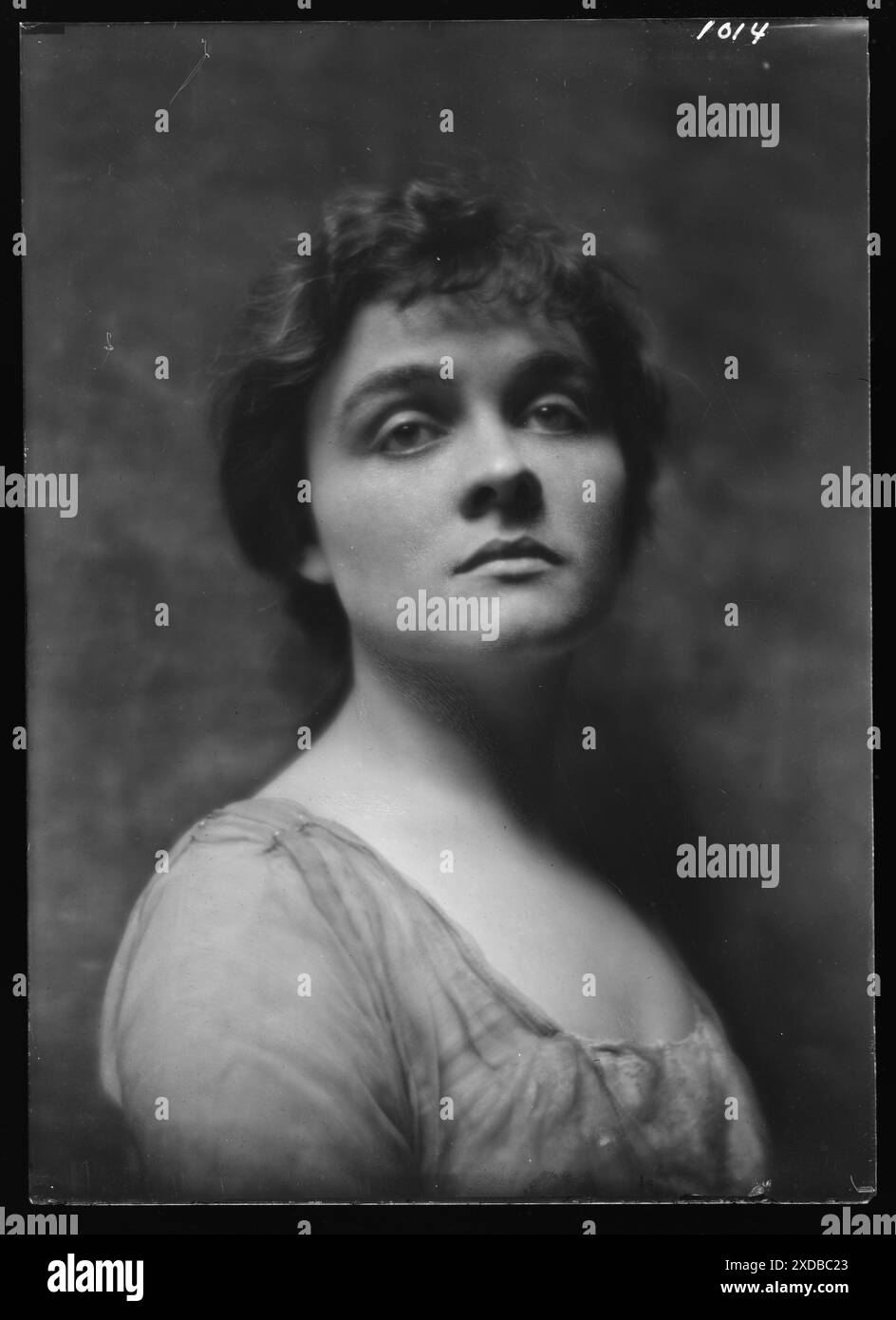 McNally, Miss, portrait photograph. Genthe photograph collection Stock ...