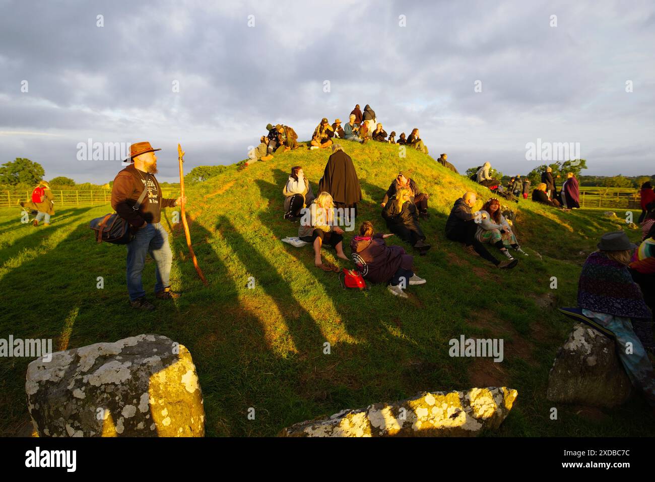 Summer Solstice, Bryn Celli Ddu, Llanddaniel Fab,Anglesey, North Wales ...