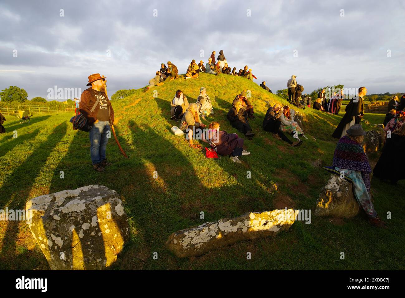 Summer Solstice, Bryn Celli Ddu, Llanddaniel Fab,Anglesey, North Wales ...
