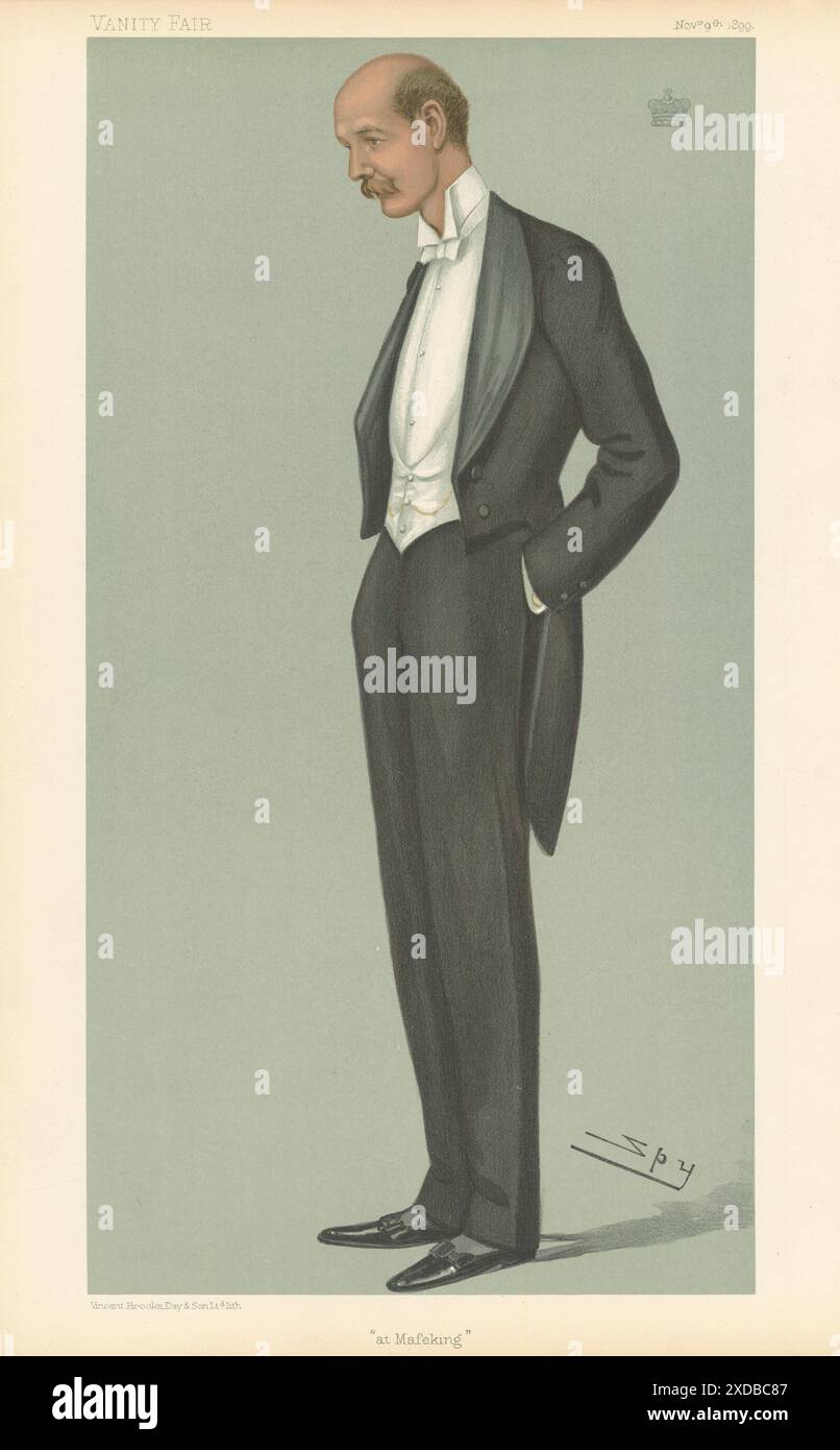 VANITY FAIR SPY CARTOON Lord Edward Herbert Cecil 'at Mafeking'. Boer ...