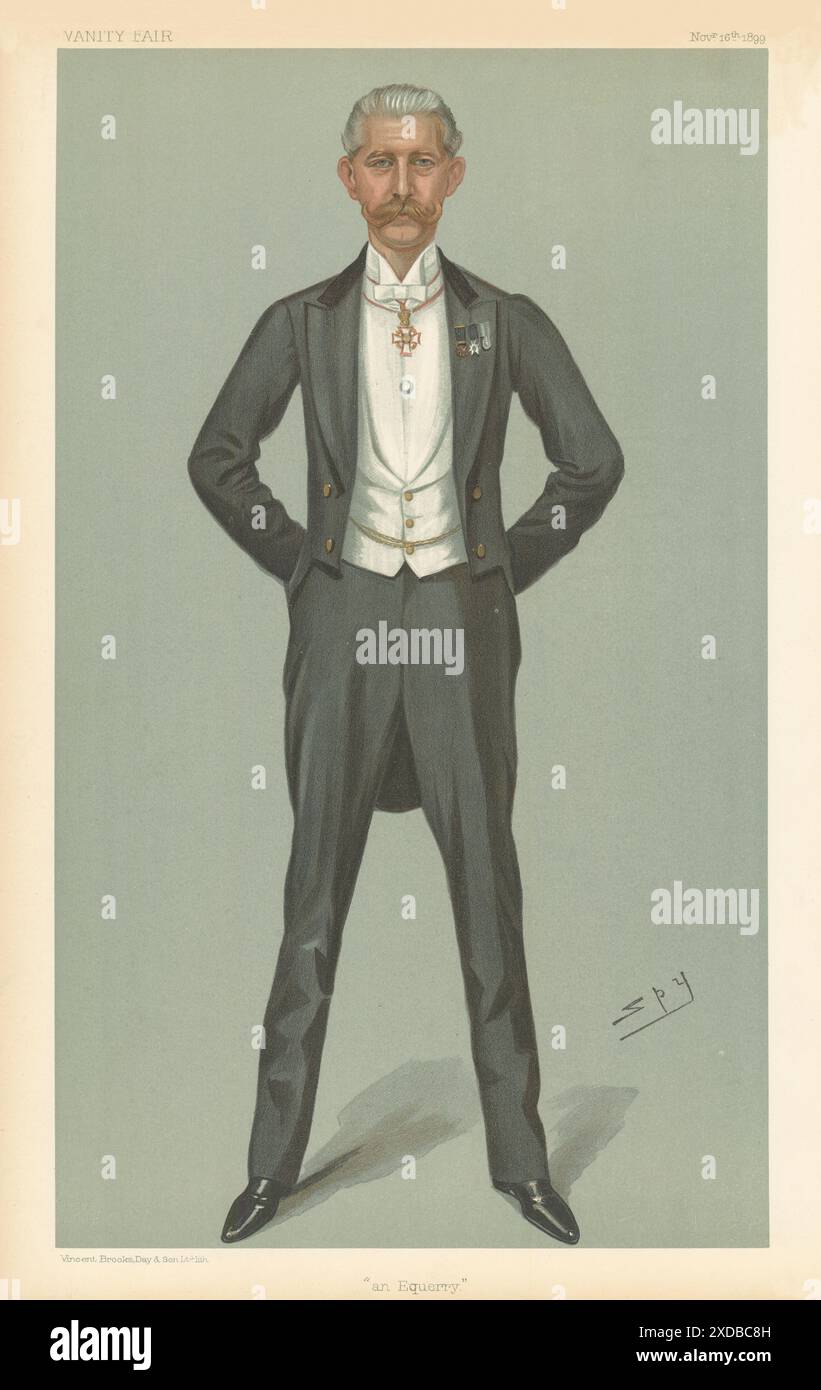 VANITY FAIR SPY CARTOON Capt George Londsay Holford MVO 'an Equerry ...