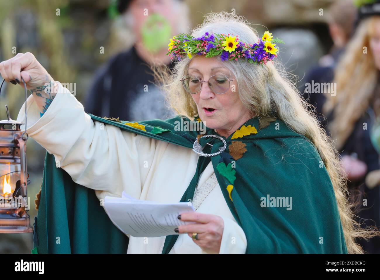 Druids ceremony hi-res stock photography and images - Alamy