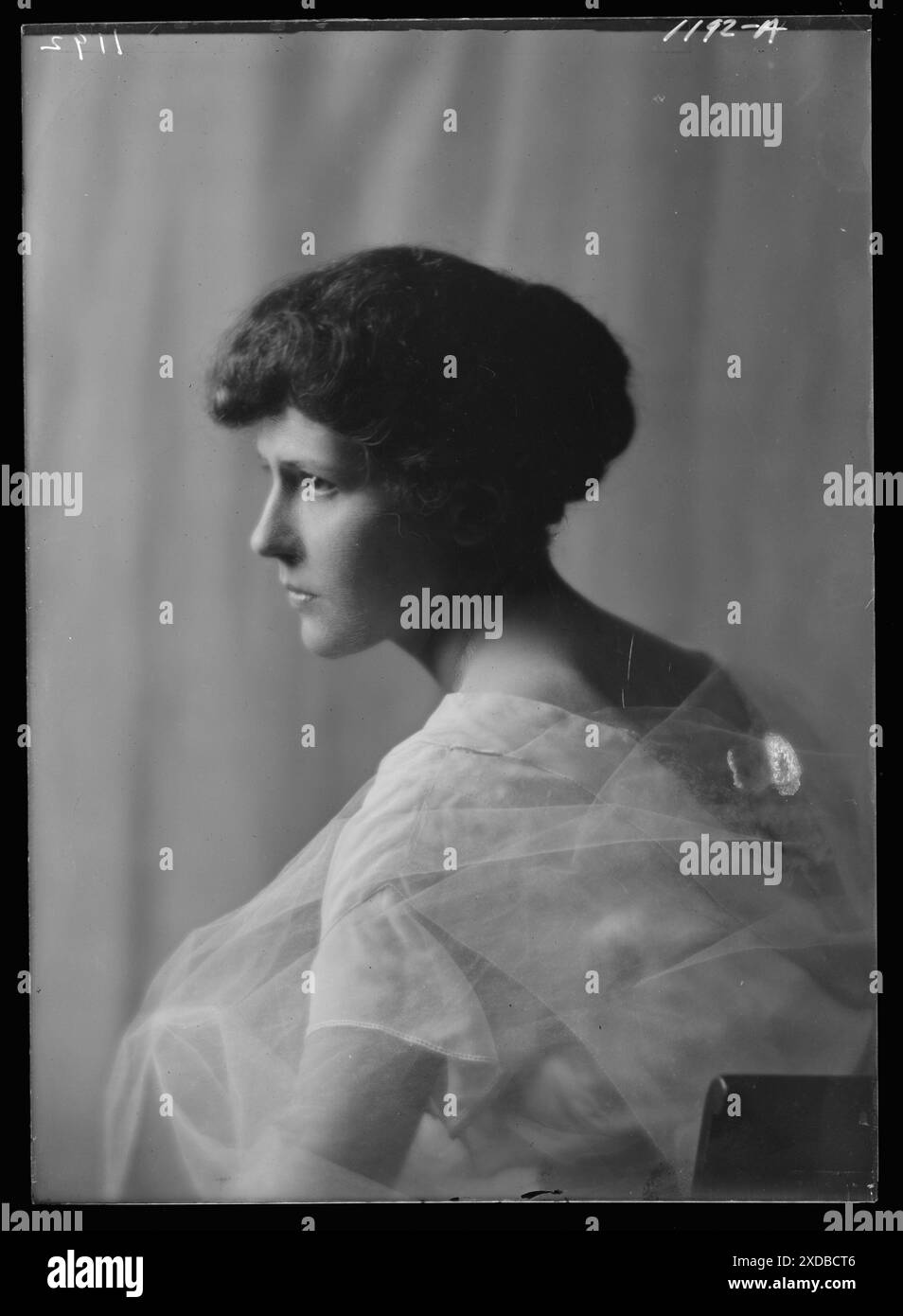 Scheld, Miss, portrait photograph. Genthe photograph collection Stock ...