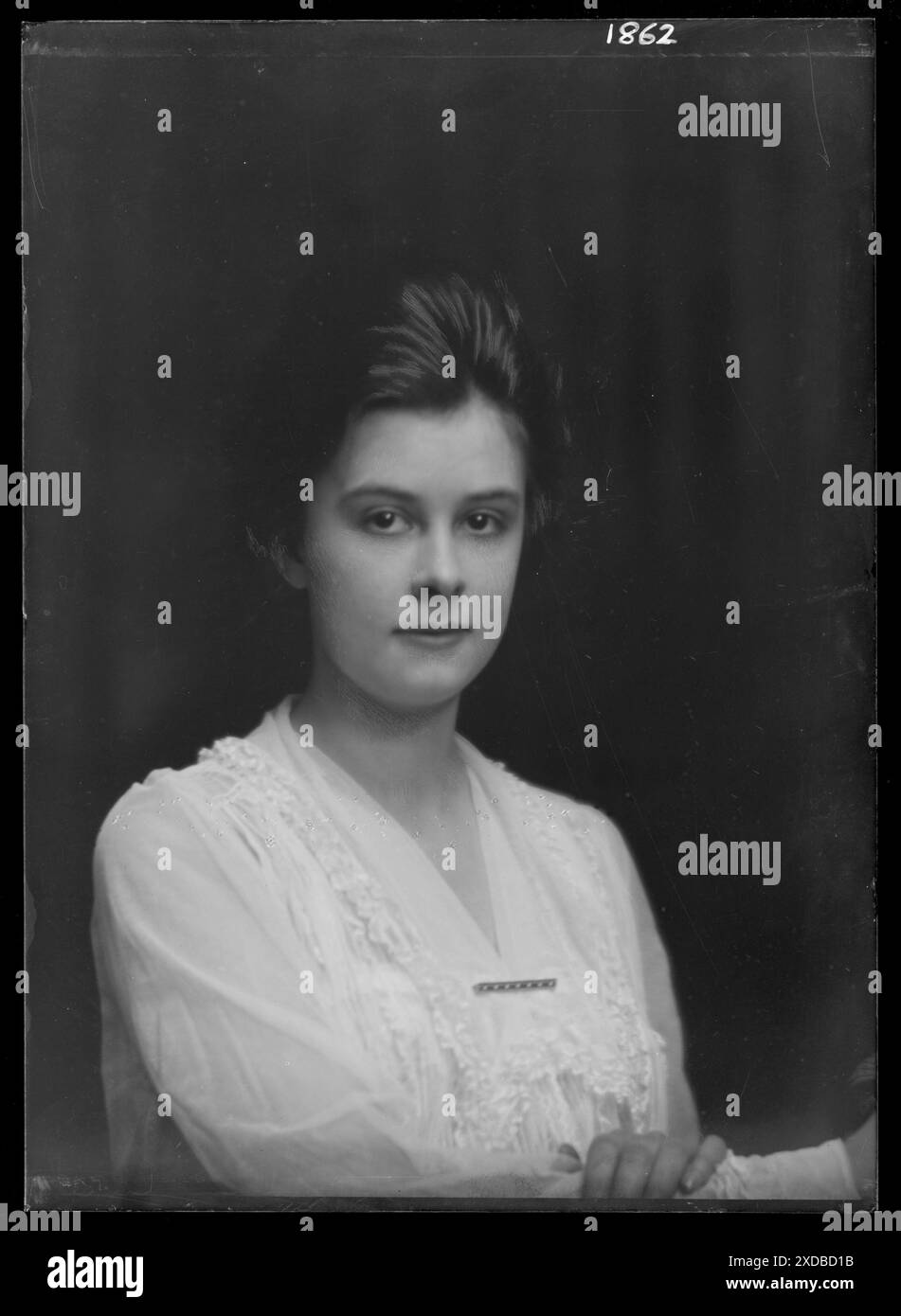 Rose, Miss, portrait photograph. Genthe photograph collection Stock ...
