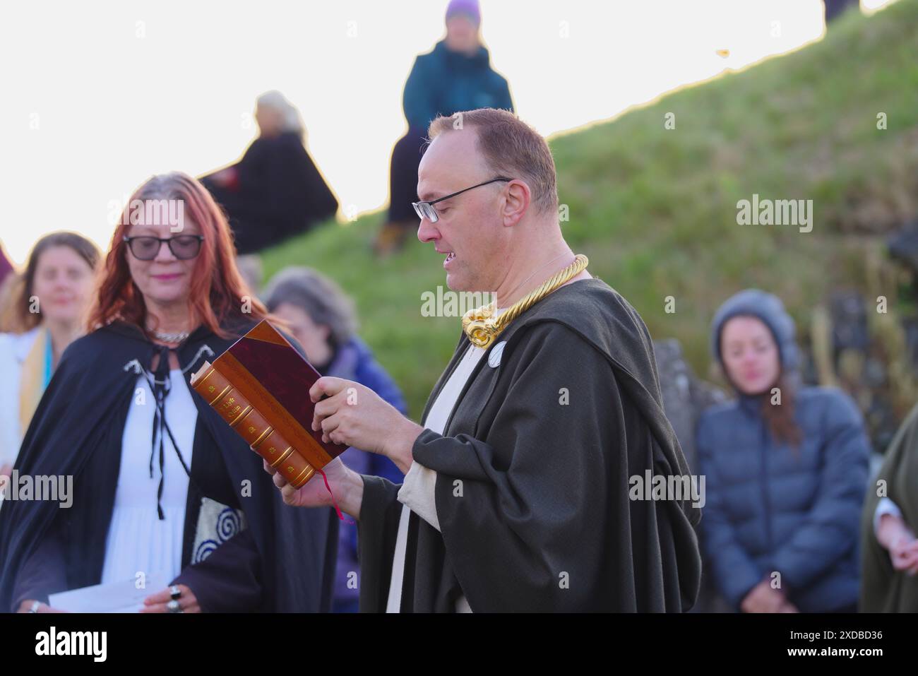 Summer Solstice, Bryn Celli Ddu, Llanddaniel Fab,Anglesey, North Wales ...
