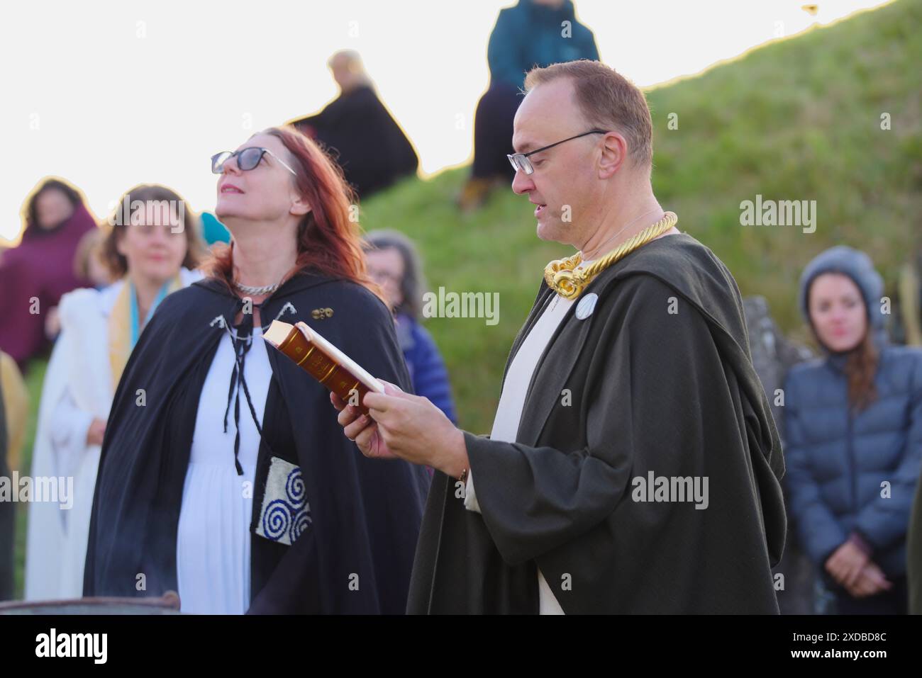 Summer Solstice, Bryn Celli Ddu, Llanddaniel Fab,Anglesey, North Wales ...