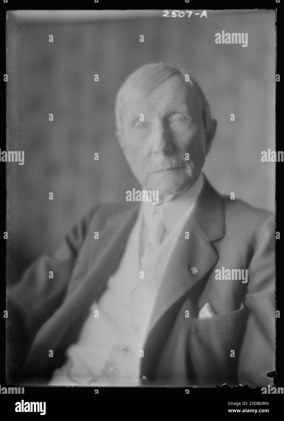 John davison rockefeller 1839 1937 portrait hi-res stock photography ...