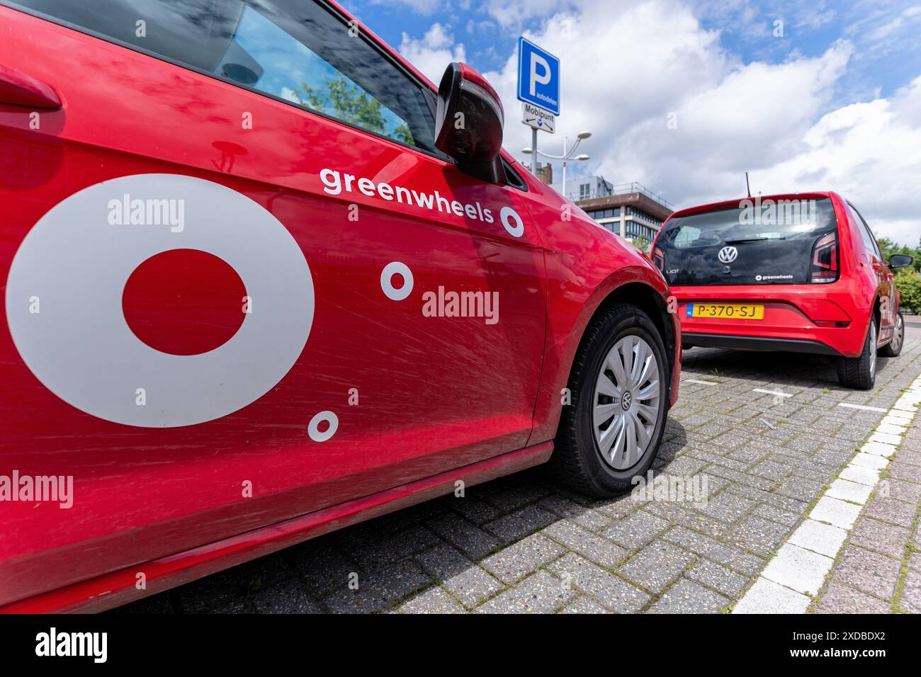 Greenwheels Volkswagen vehicles Stock Photo - Alamy