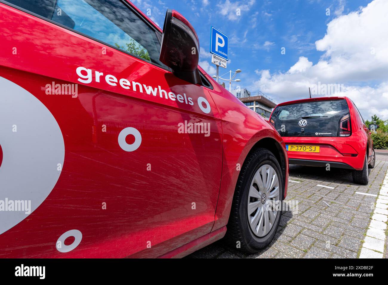 Greenwheels Volkswagen vehicles Stock Photo - Alamy