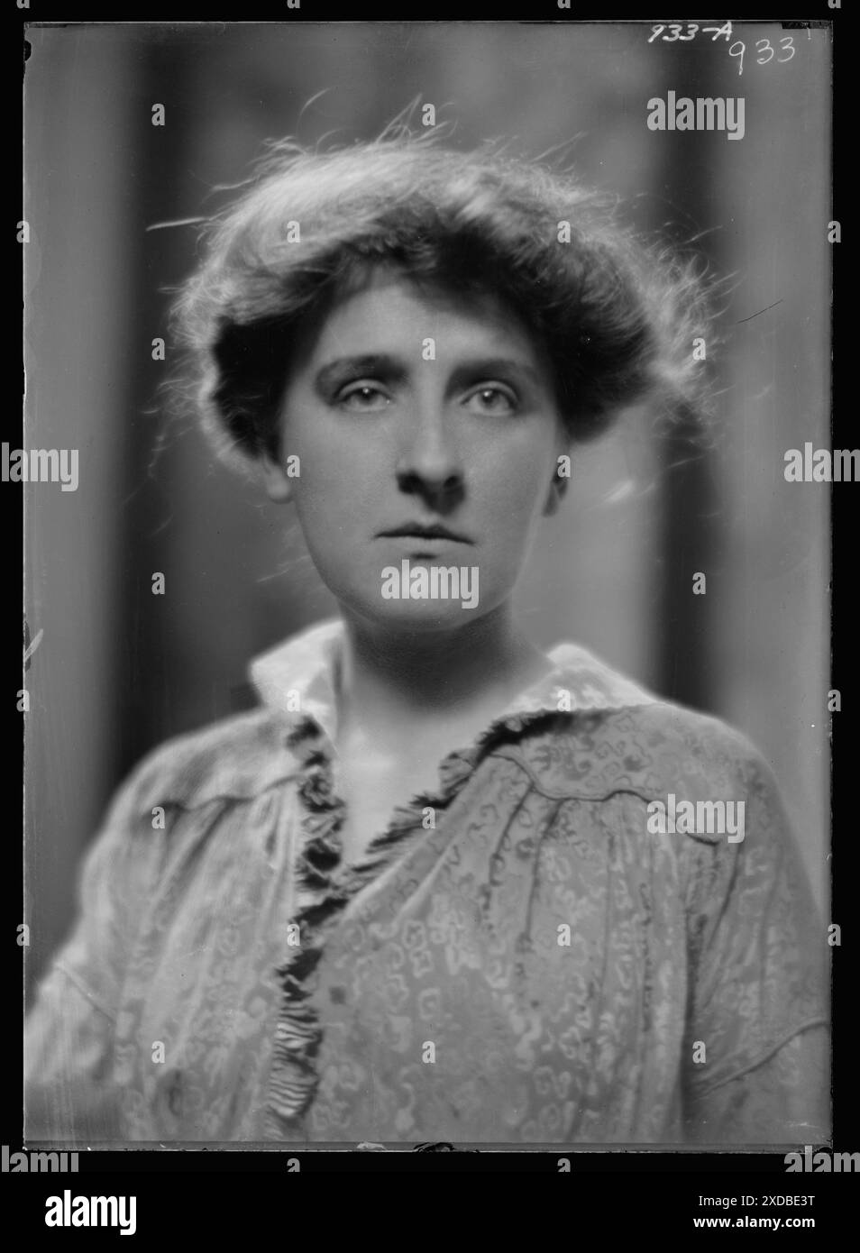 Bailey, Miss, portrait photograph. Genthe photograph collection Stock ...
