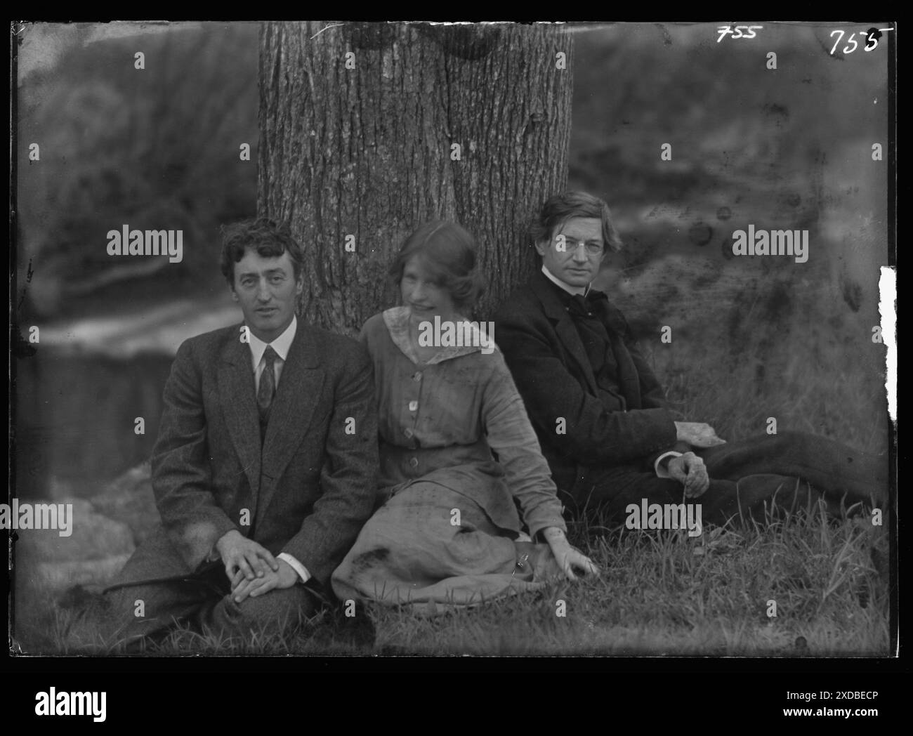 Millay, Edna St. Vincent, Miss, with Bliss Carman and George Sterling ...