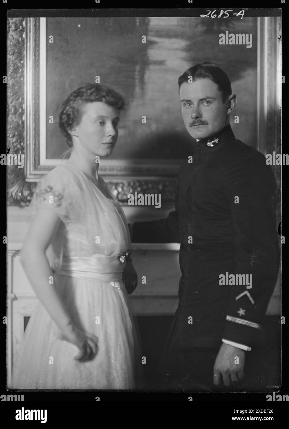 Miller, Mr., and Miss Carnegie, portrait photograph. Genthe photograph ...