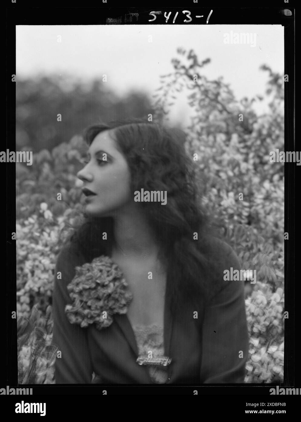 Altman, Ruth, Miss, outdoors. Genthe photograph collection Stock Photo ...