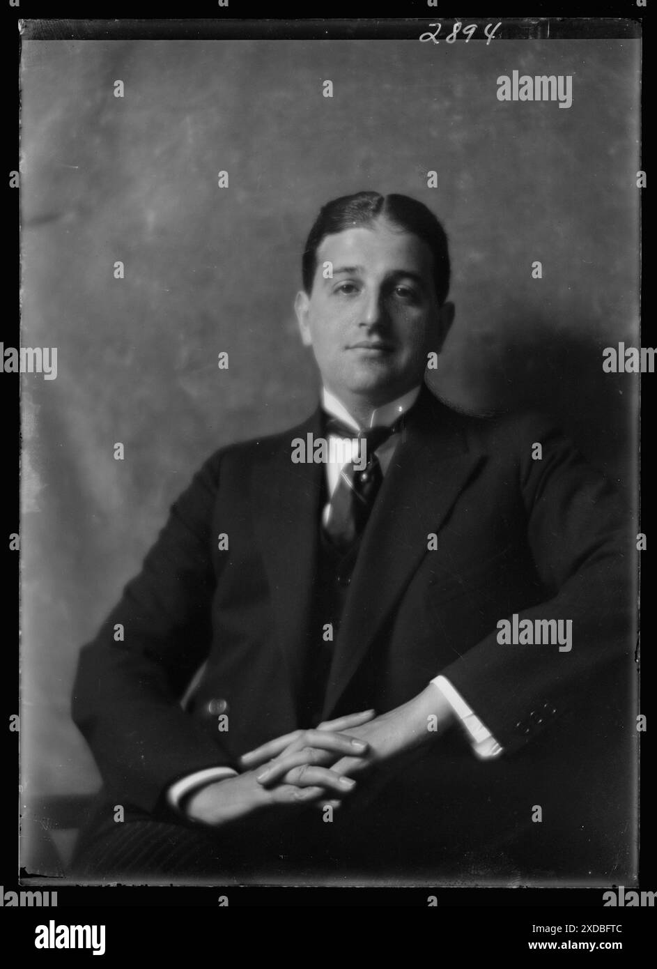 Palache, Albert, Mr., portrait photograph. Genthe photograph collection ...