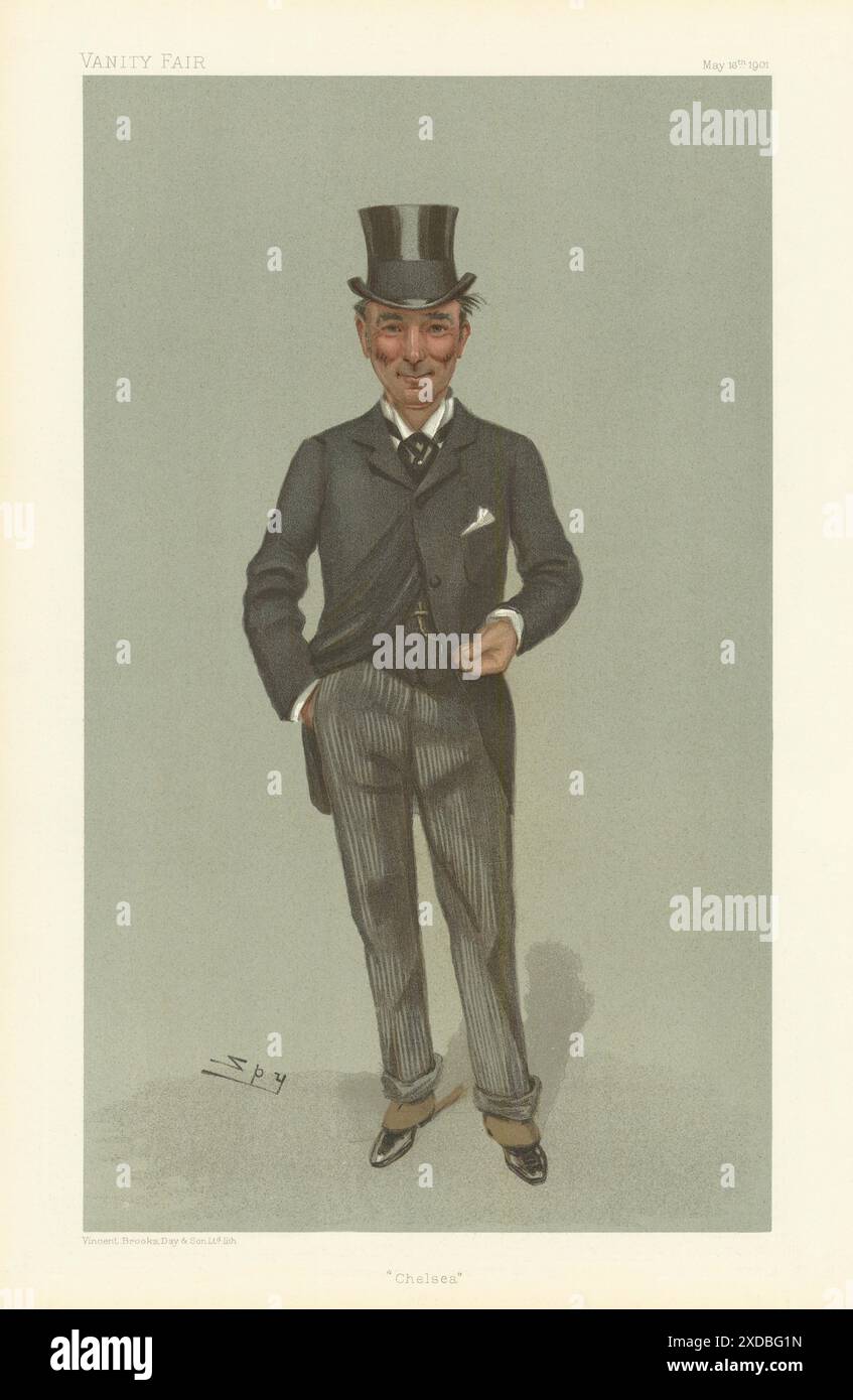 VANITY FAIR SPY CARTOON Charles Algernon Whitmore 'Chelsea' MP ...