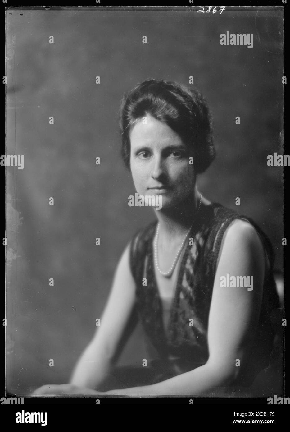 Stehr, Mrs., portrait photograph. Genthe photograph collection Stock ...